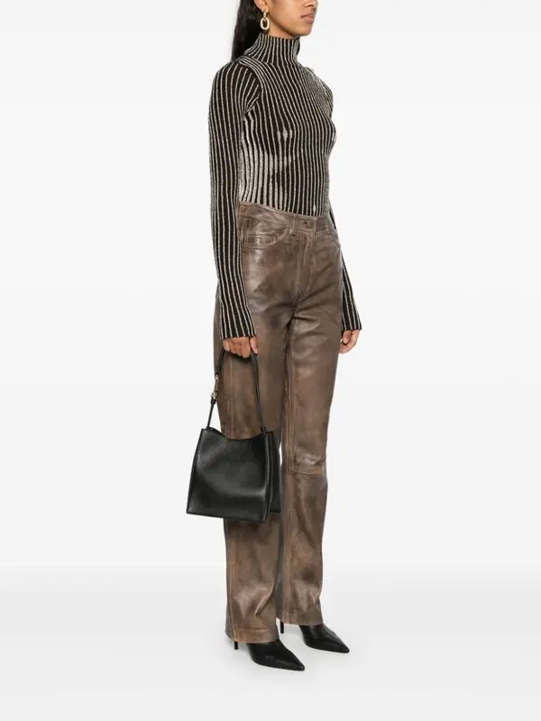 Furla Logo Shoulder Bag - Black
