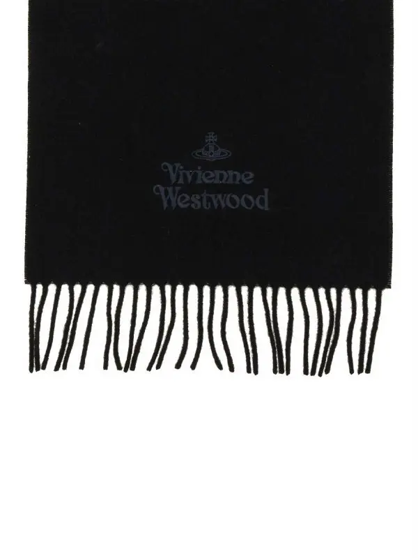 VIVIENNE WESTWOOD Logo Wool Scarf
