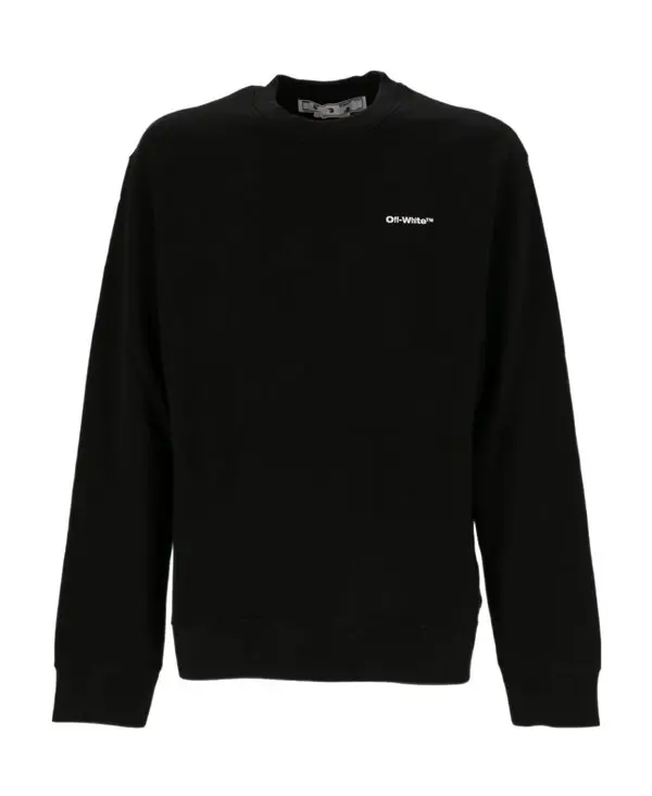 Off-White Logo Print Crewneck Sweatshirt