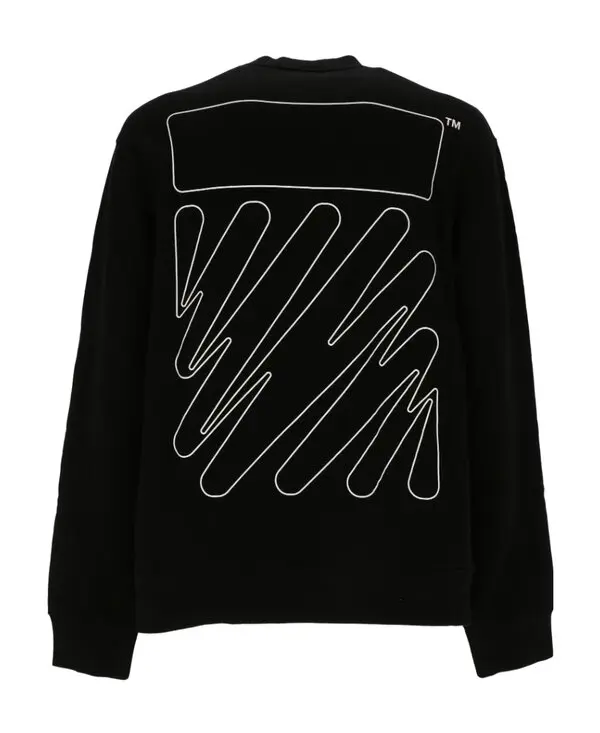 Off-White Logo Print Crewneck Sweatshirt