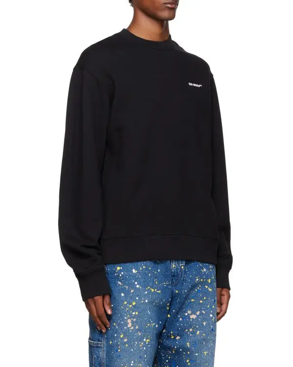 Off-White Logo Print Crewneck Sweatshirt