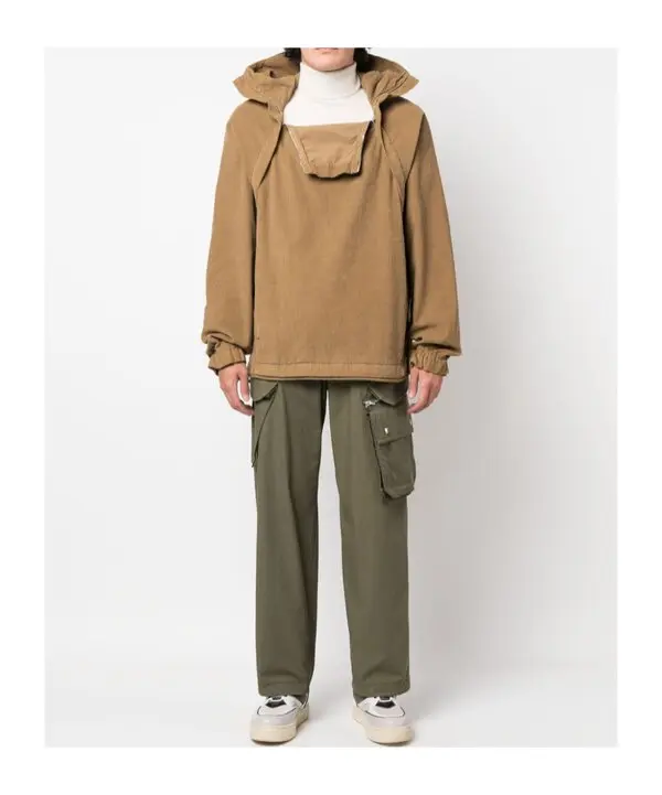 RANRA Side-zip Corduroy Hoodie