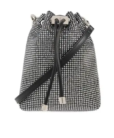 JIMMY CHOO Bon Bon Drawstring Crossbody Bag