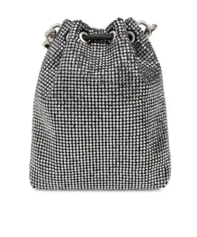 JIMMY CHOO Bon Bon Drawstring Crossbody Bag