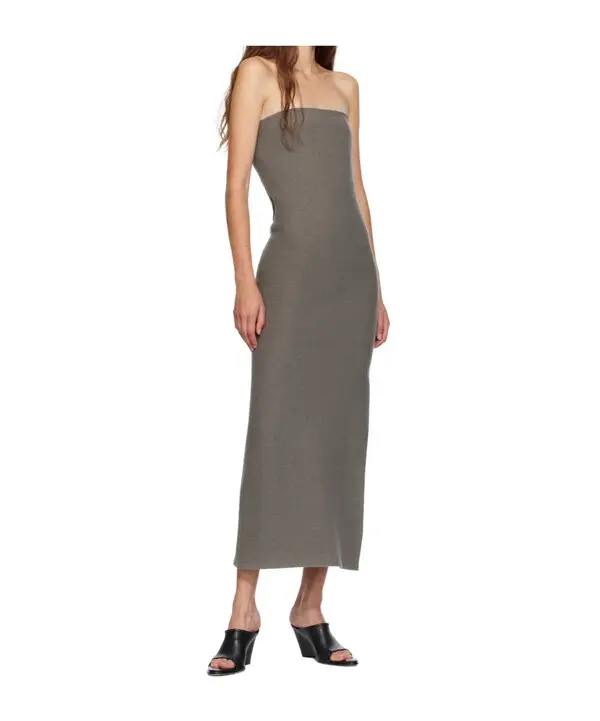RIER Walker Midi Dress With Corset Detail