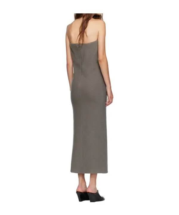 RIER Walker Midi Dress With Corset Detail