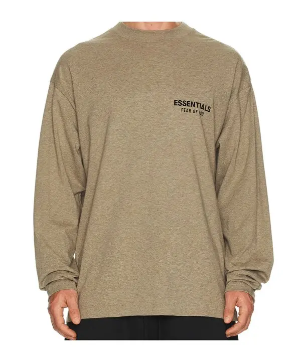 Fear Of God Long-sleeve T-shirt - Heather Ash