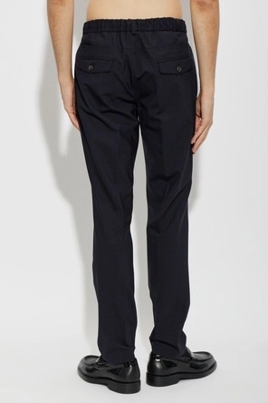 Eleventy Drawstring Tailored Pants - Navy