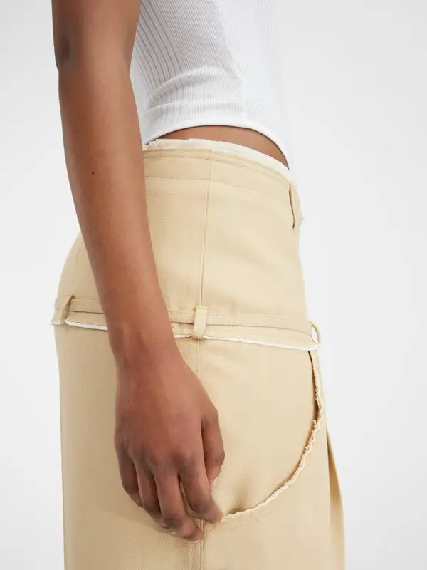 Jacquemus Belted Wide-leg Tailored Trousers