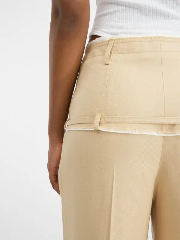 Jacquemus Belted Wide-leg Tailored Trousers