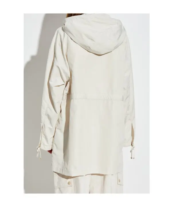 Moncler Saverne Drawstring Zip-up Parka