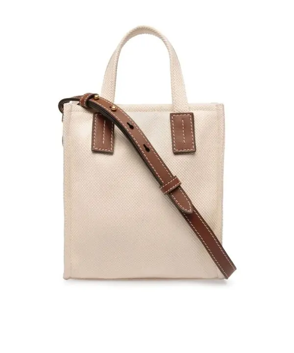 Bally Logo Printed Top Handle Bag