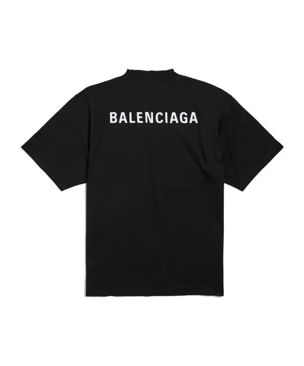 Balenciaga Logo Embroidered Medium-fit T-shirt