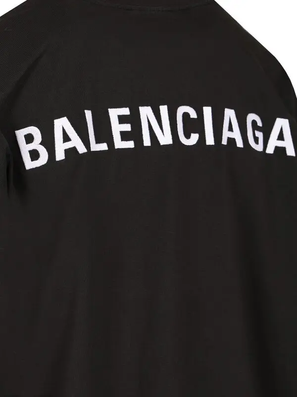 Balenciaga Logo Embroidered Medium-fit T-shirt