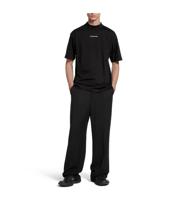 Balenciaga Logo Embroidered Medium-fit T-shirt