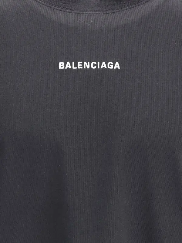Balenciaga Logo Embroidered Medium-fit T-shirt