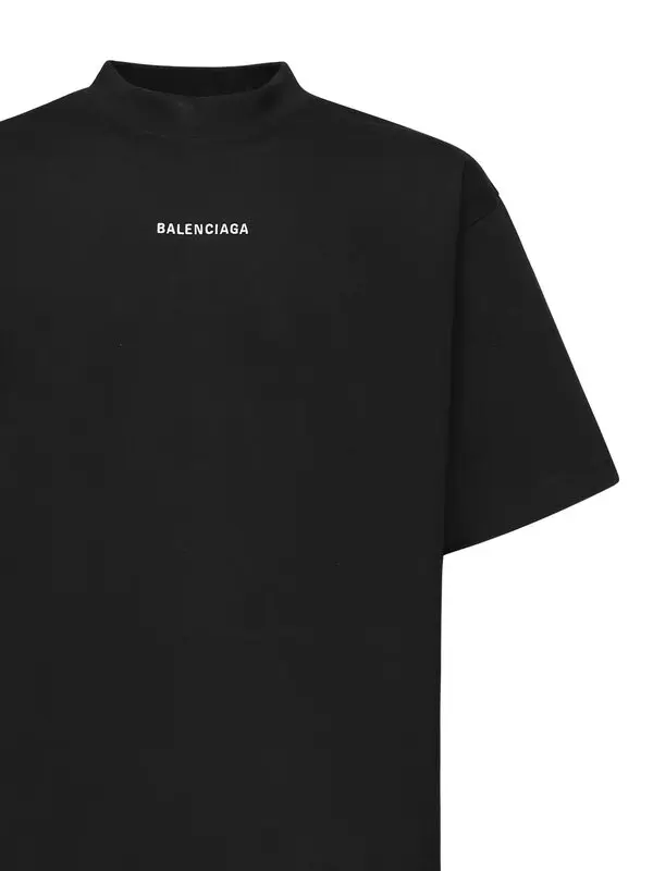 Balenciaga Logo Embroidered Medium-fit T-shirt