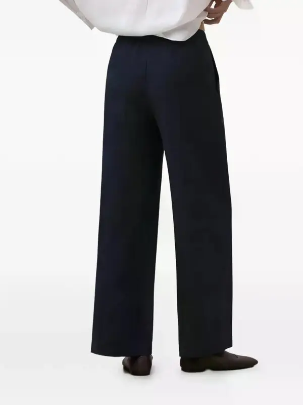 ECOALF Moss Elasticated Wide-leg Trousers