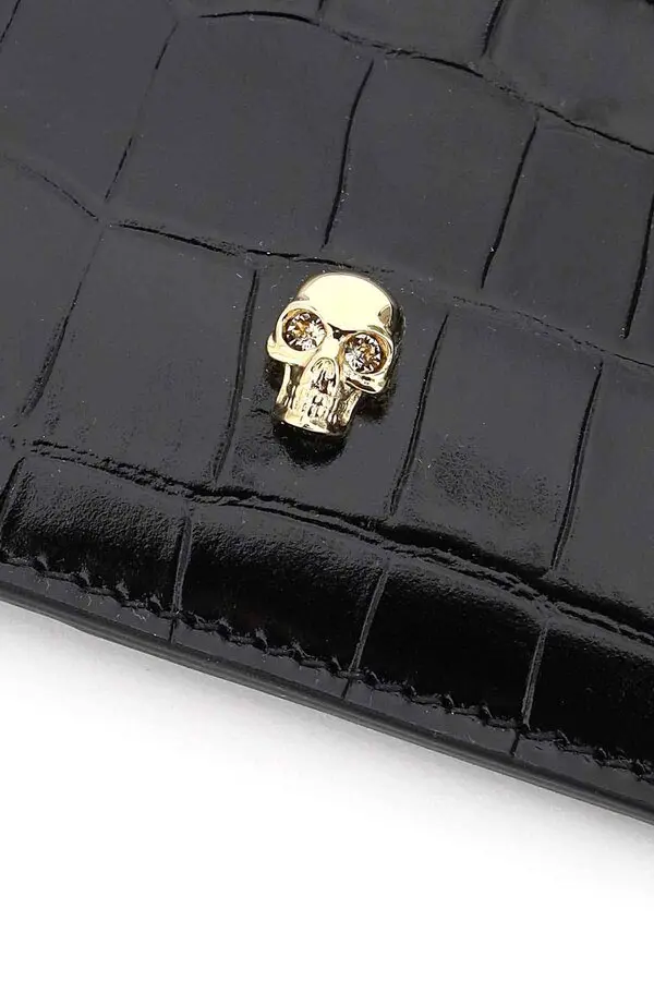 Alexander McQueen Skull Zipped Cardholder