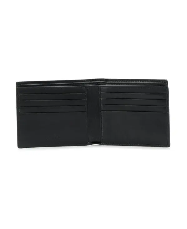 Saint Laurent East/west Embossed Bi-fold Wallet - Black