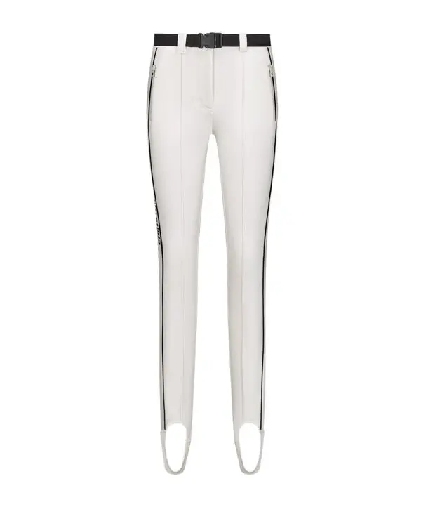 Dior Alps Fitted Ski Pants With Logo Detail - White