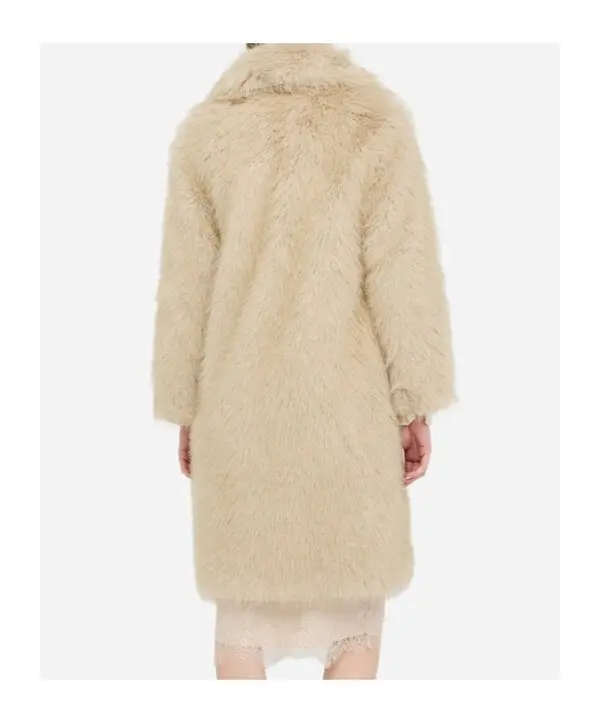 Liu Jo Faux Fur Long-sleeved Coat