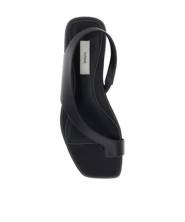 TOTEME Square Toe Thong Sandals