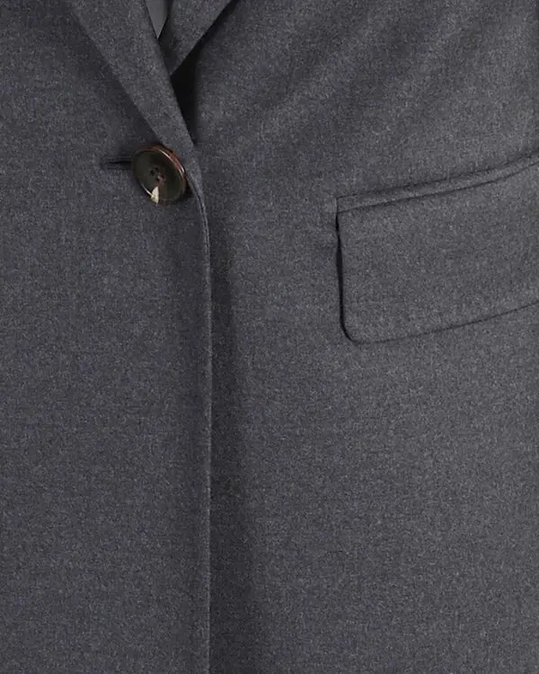 Max Mara Bolsena Single-breasted Blazer - Dark Grey