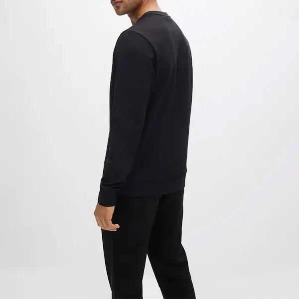 Hugo Boss Color-block Logo Sweatshirt - Black