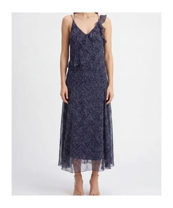 Isabel Marant Étoile Floral Print Midi Dress - Blue