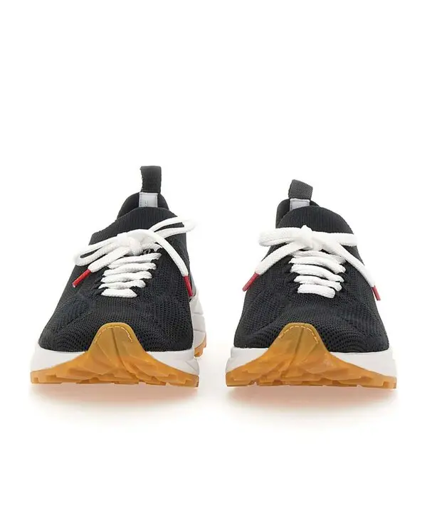 Kiton Meshed Lace-up Sneakers