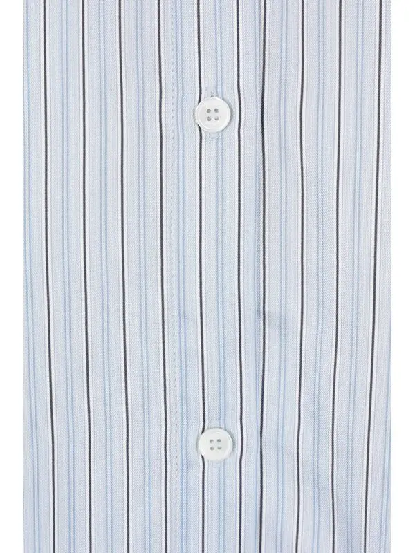 TOTEME Oversized Striped Shirt - Gray