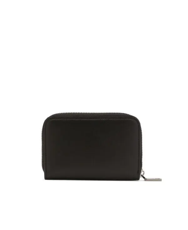 Dolce & Gabbana Dolce Gabbana Logo Plaque Zipped Compact Wallet