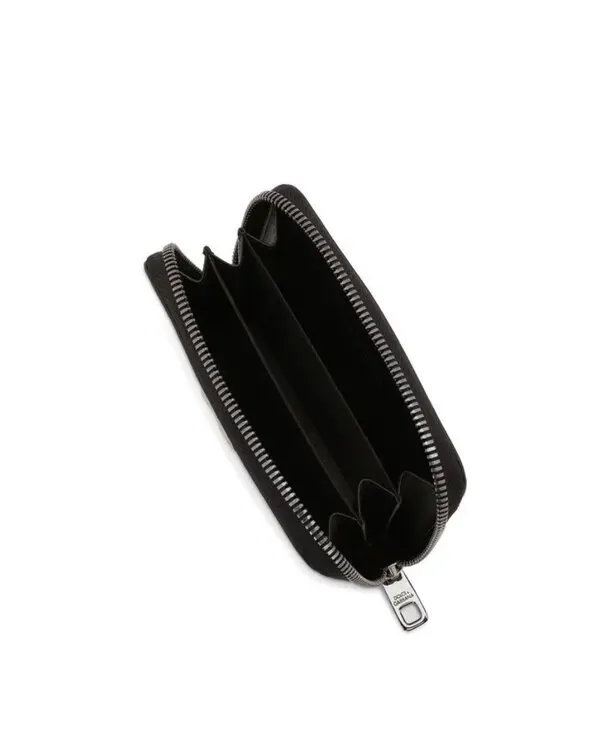 Dolce & Gabbana Dolce Gabbana Logo Plaque Zipped Compact Wallet