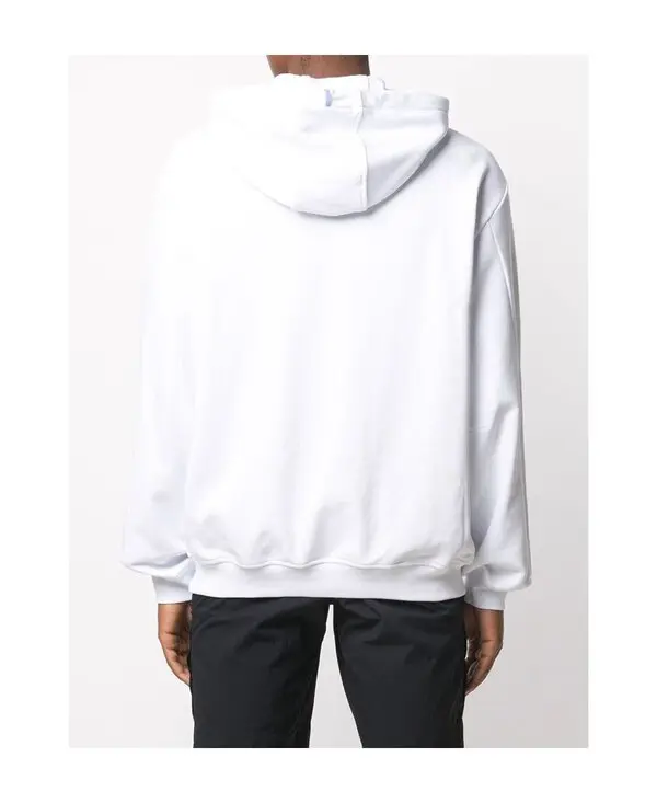 Alexander McQueen Drawstring Hoodie - White