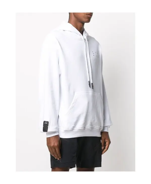 Alexander McQueen Drawstring Hoodie - White