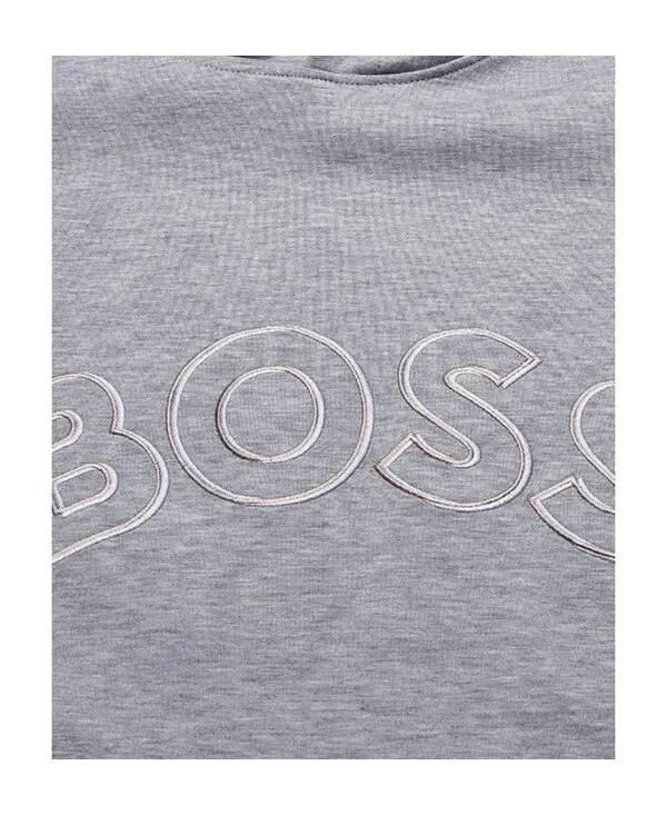 Hugo Boss Embroidered Logo Drawstring Hoodie