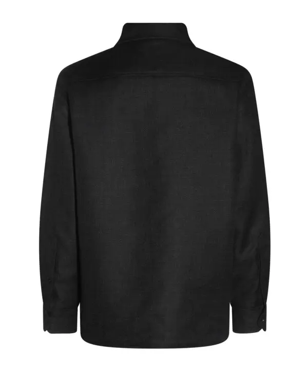 Valentino Garavani Logo Plaque Long-sleeved Jacket