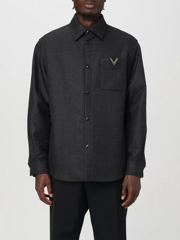 Valentino Garavani Logo Plaque Long-sleeved Jacket