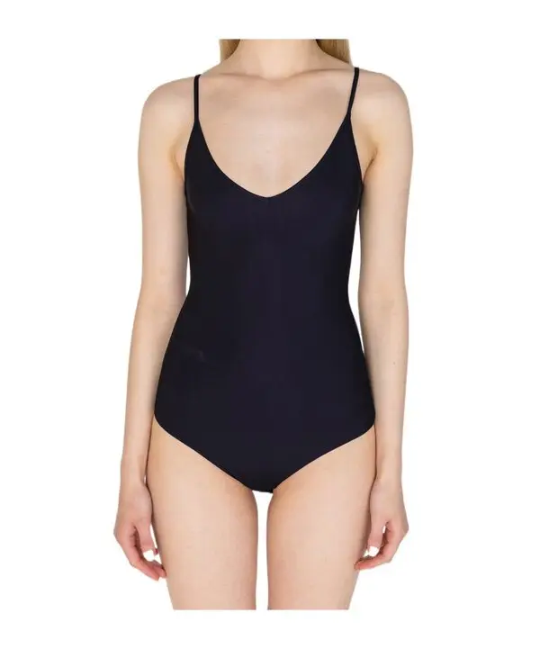 JIL SANDER V-neck Sleeveless Bodysuit - Black