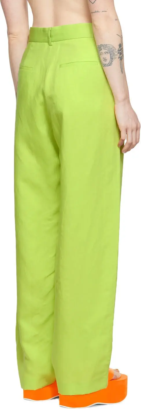 MSGM Logo Wide-leg Trousers