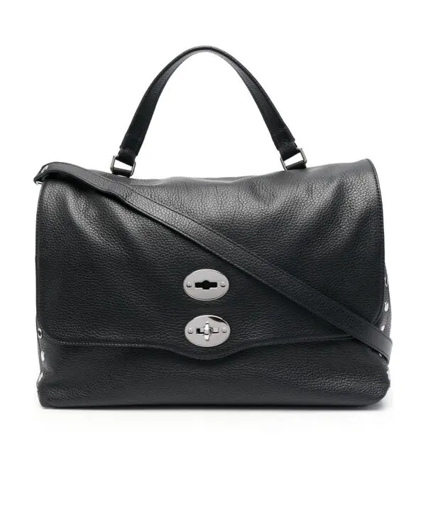 ZANELLATO Daily Pebbled Tote Bag - Black