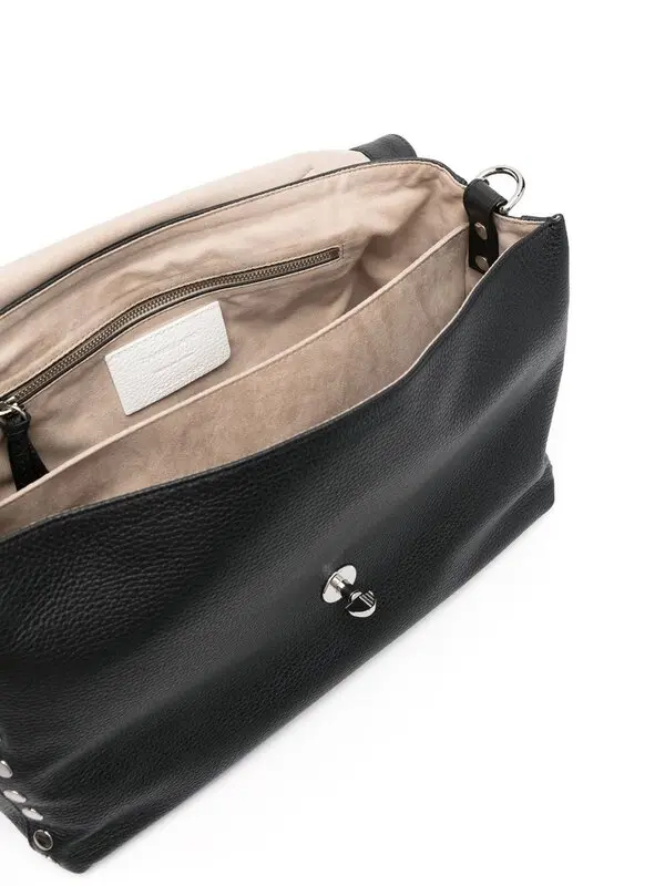ZANELLATO Daily Pebbled Tote Bag - Black