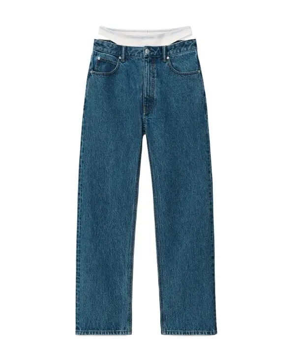Alexander Wang Layered Low-waisted Jeans