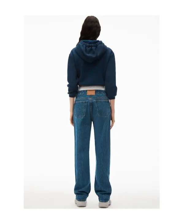 Alexander Wang Layered Low-waisted Jeans