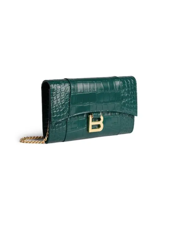 Balenciaga Hourglass On Chain Wallet