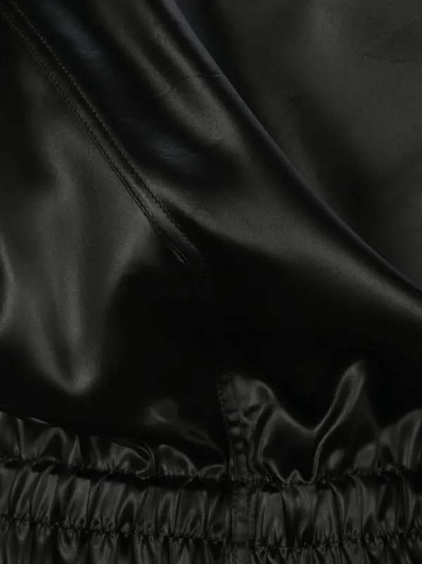 Rick Owens One-shoulder Satin Playsuit