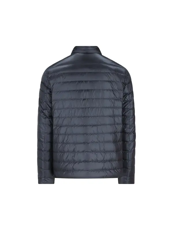 Herno Long-sleeved Reversible Padded Coat - Black