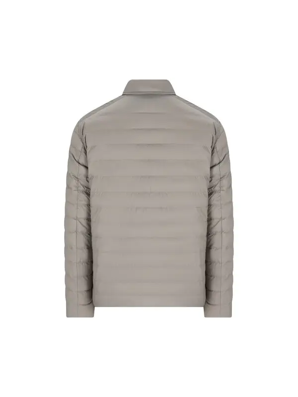 Herno Long-sleeved Reversible Padded Coat - Black