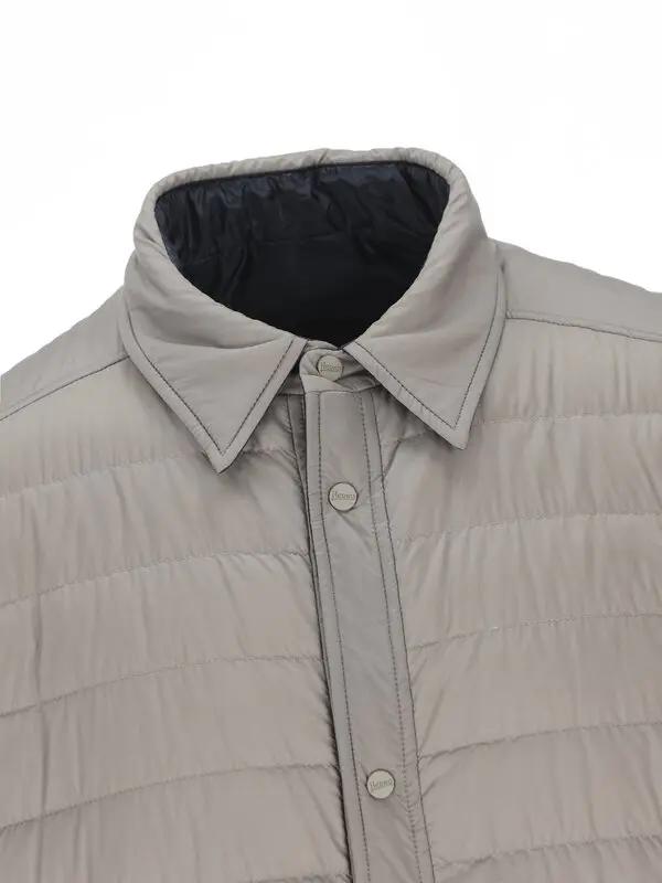 Herno Long-sleeved Reversible Padded Coat - Black